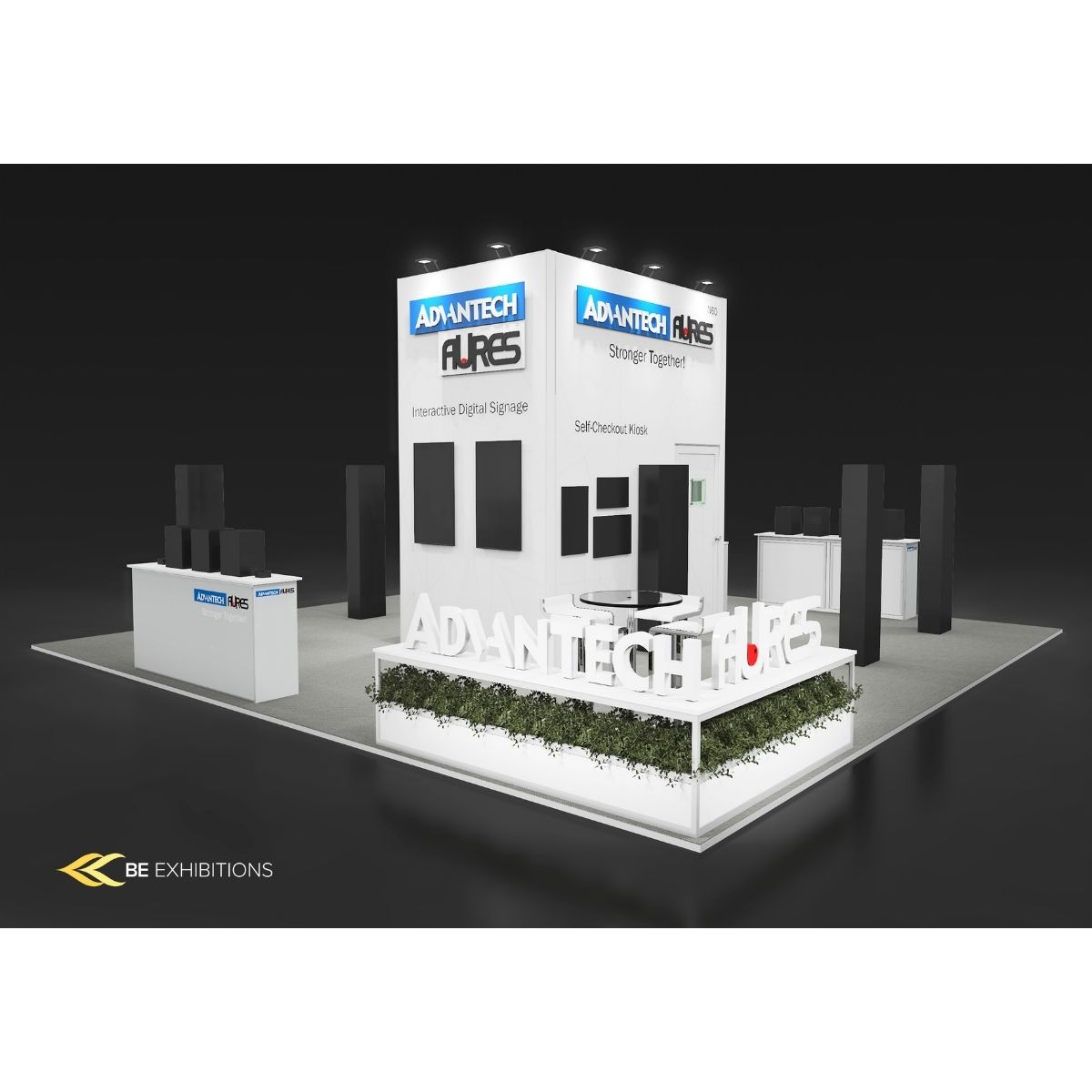 Advantech-Aures exhibit at Retail Tech 2025 | BE Exhibitions