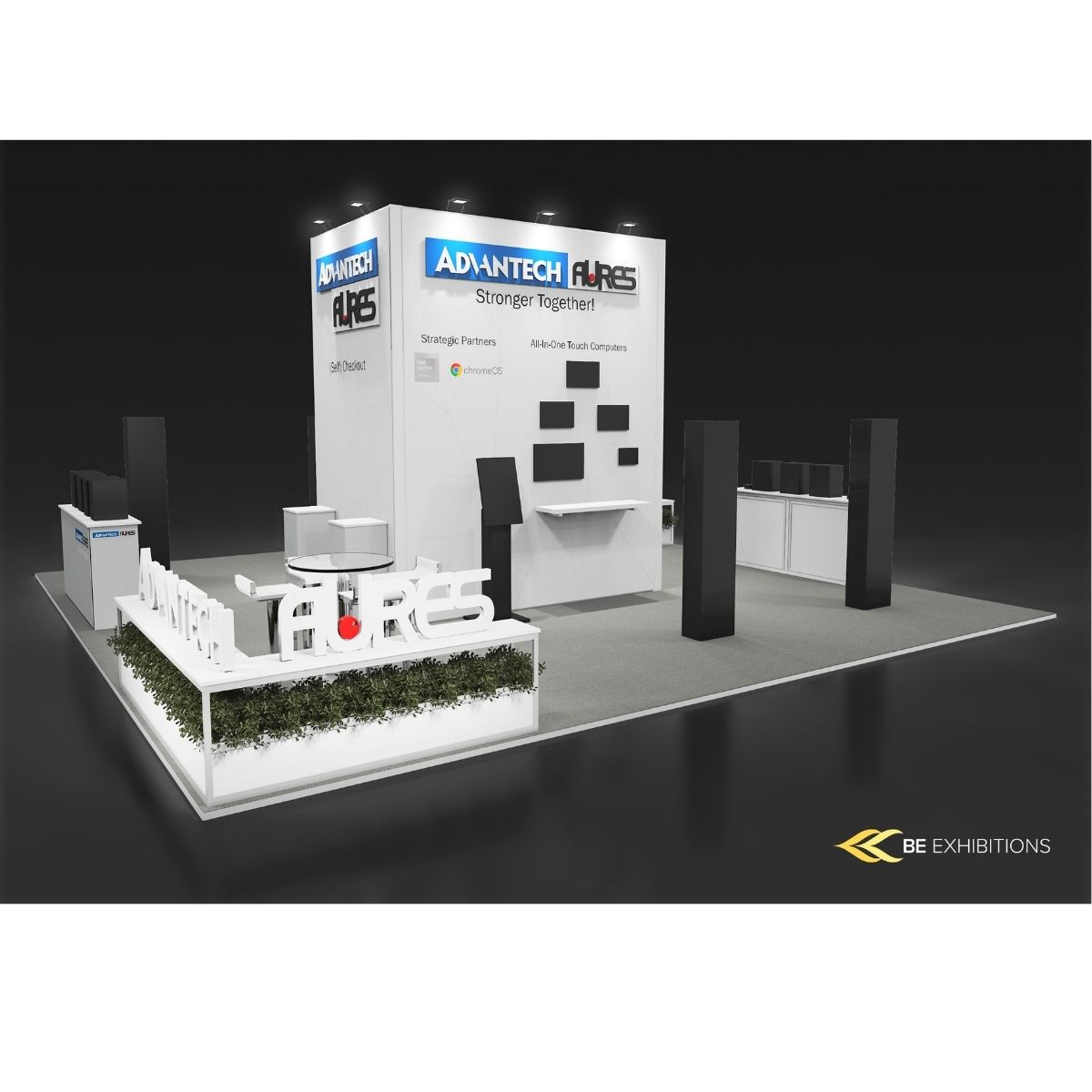 Advantech-Aures exhibit at Retail Tech 2025 | BE Exhibitions